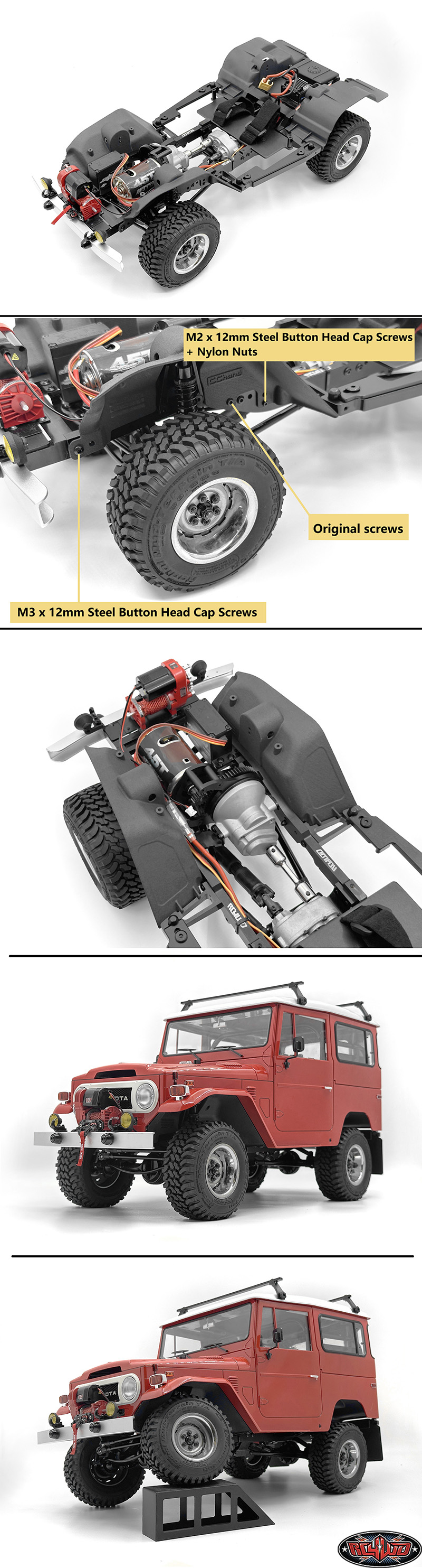 Inner Fenders for RC4WD Gelande 2 Cruiser (Front)-VVV-C1497