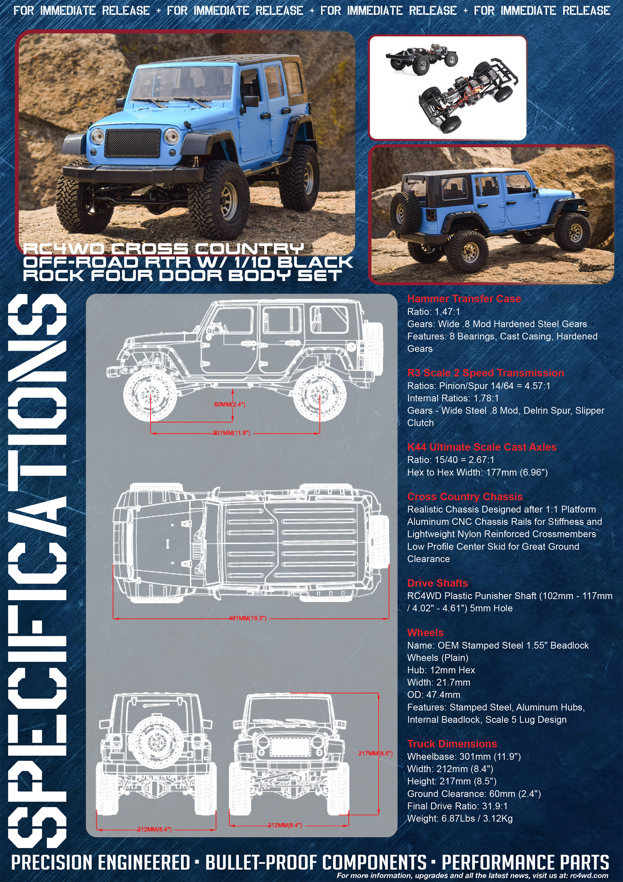 News by RC4WD: Cross Country Off Road RTR | Scalers & Crawlers